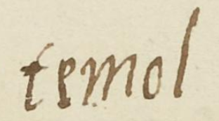 Temol (MH639r) | Visual Lexicon of Aztec Hieroglyphs