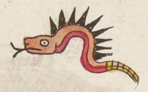 Itzcoatl (TR29r) | Visual Lexicon of Aztec Hieroglyphs