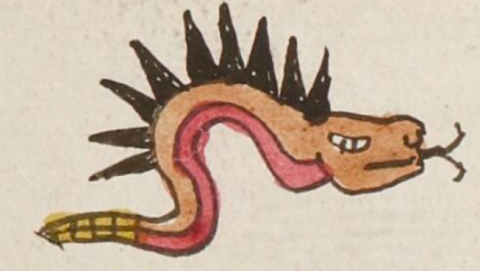 Itzcoatl (TR31r) | Visual Lexicon of Aztec Hieroglyphs